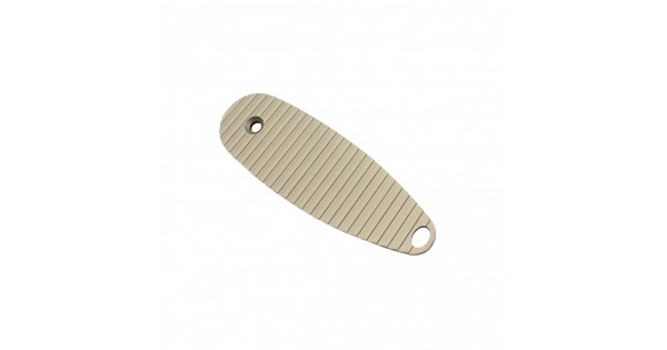 AR-15 Rifle Length Aluminum A1/A2 Stock Butt Plate with Locking Screw -Tan