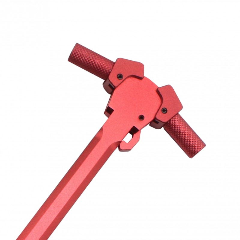 AR-10/LR-308 Ambidextrous Tactical Charging Handle - Red