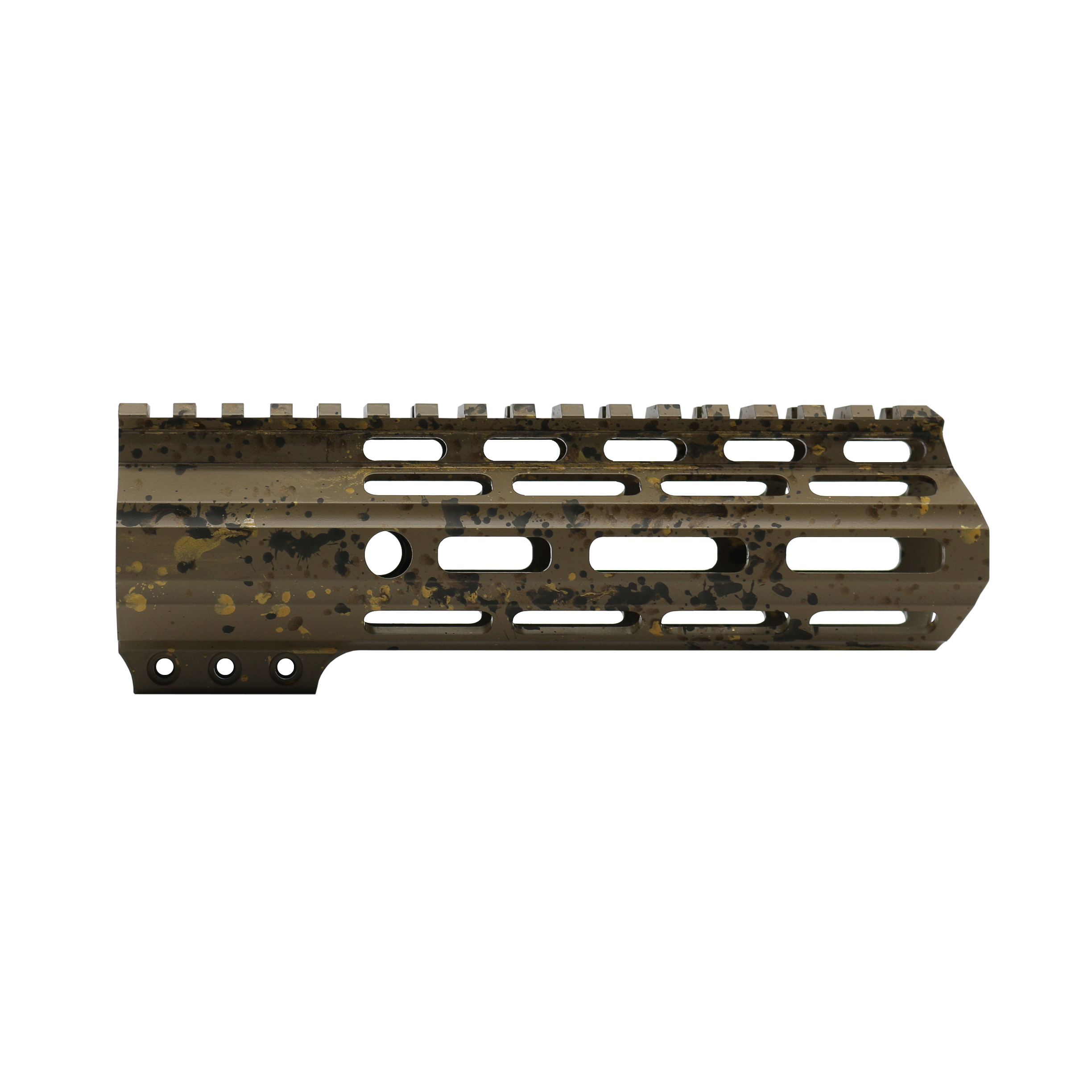 CERAKOTE SPLATTER| AR-15 ANGLE CUT CLAMP ON M-LOK HANDGUARD-BASE FDE ...