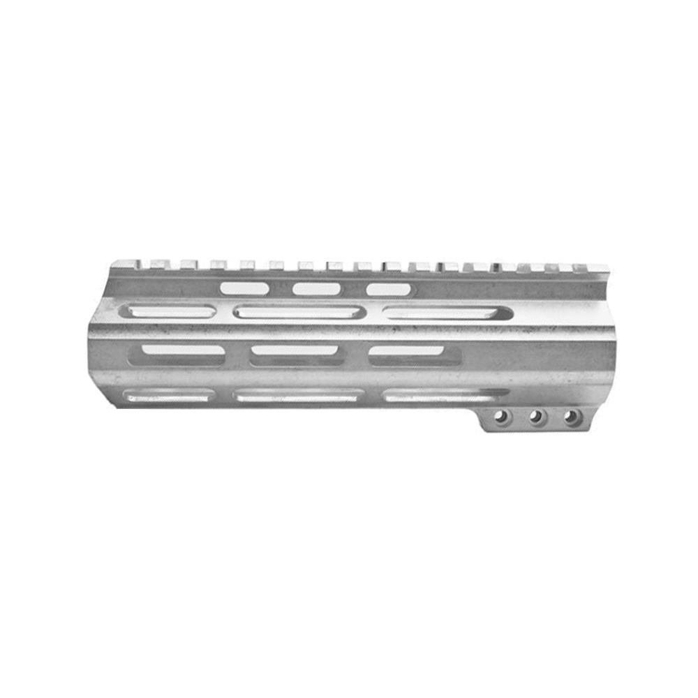 AR-15 Custom USA Made M-Lok Super Slim Light Free Float Handguard-RAW ...