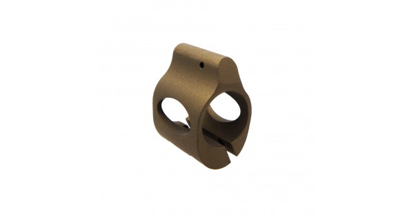 Low Profile Clamp-on Gas Block .750 - CERAKOTE BURNT BRONZE