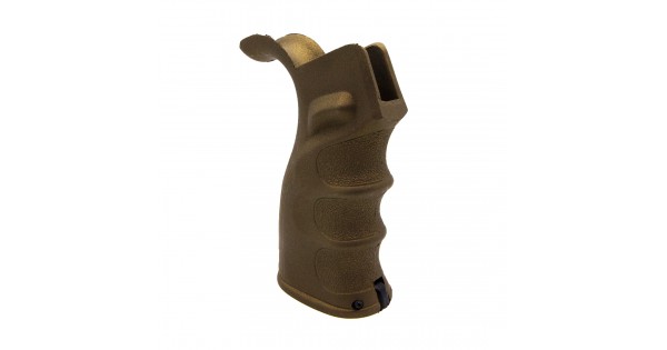 AR-15 Ergonomic Pistol Grip with Beavertail - Cerakote Burnt Bronze