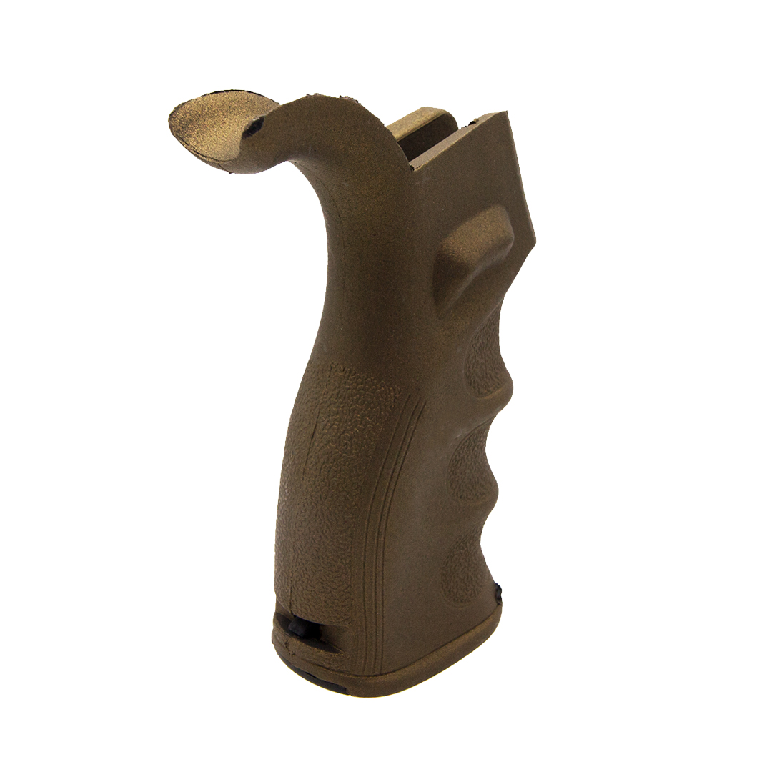 AR-15 Ergonomic Pistol Grip with Beavertail - Cerakote Burnt Bronze