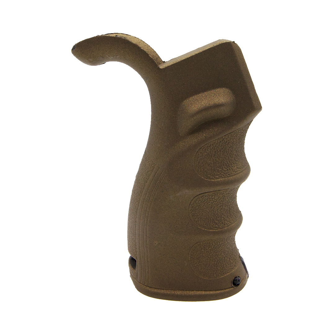 AR-15 Ergonomic Pistol Grip with Beavertail - Cerakote Burnt Bronze
