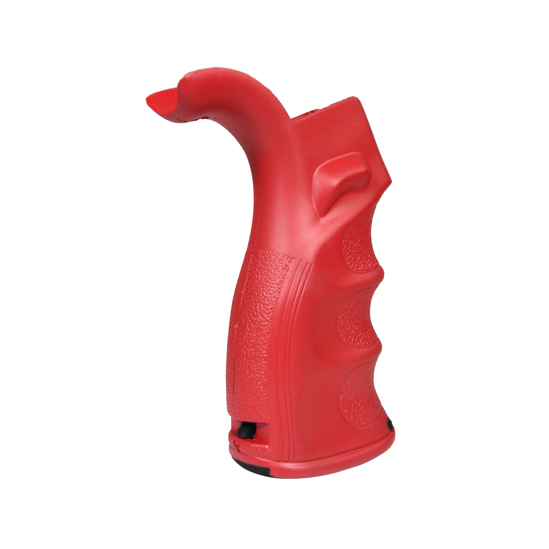 AR-15 Ergonomic Pistol Grip with Beavertail - Cerakote Red