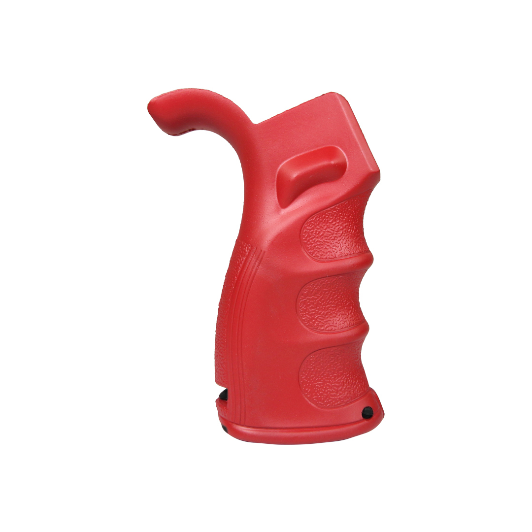 AR-15 Ergonomic Pistol Grip with Beavertail - Cerakote Red