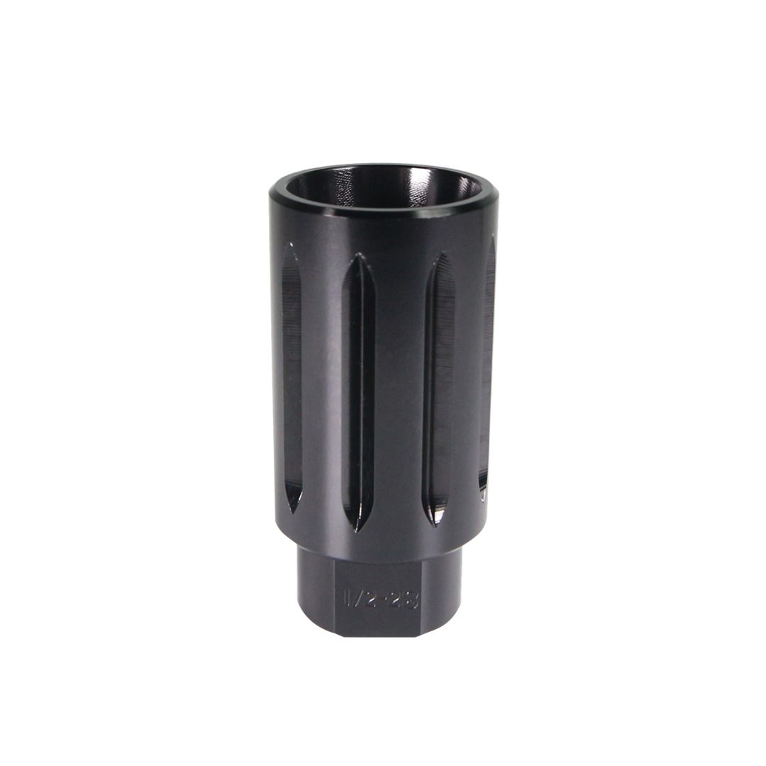 AR-15 Flash Can Muzzle Brake - Aluminum - Black - Otsupplier
