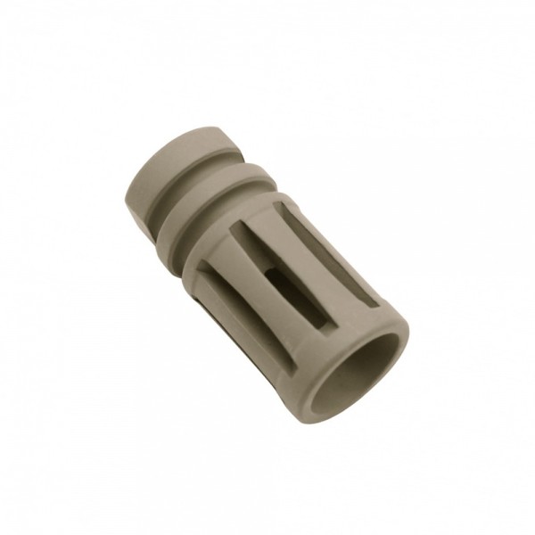A2 Muzzle Brake for 1/2"x28 Pitch - 5 Ports - Cerakote FDE