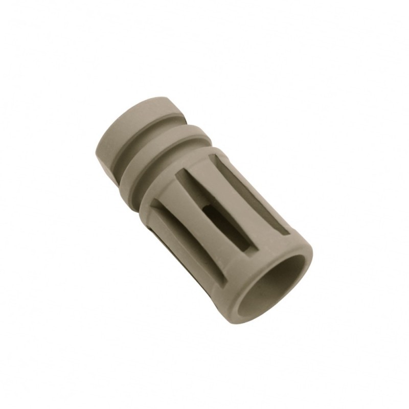 A2 Muzzle Brake for 1/2"x28 Pitch - 5 Ports - Cerakote FDE