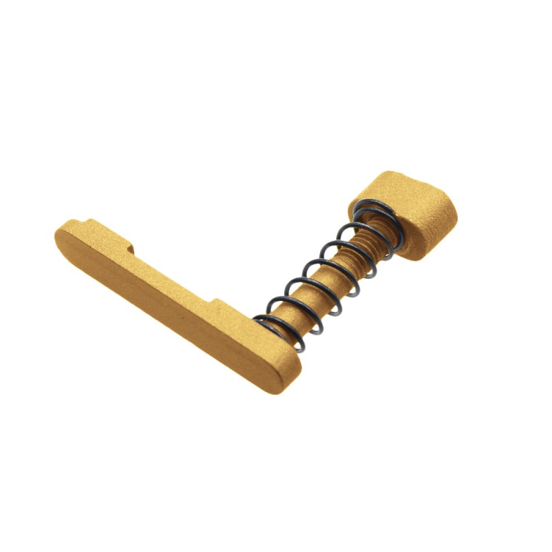 Magazine Catch Assembly W/Button and Spring – Cerakote Gold