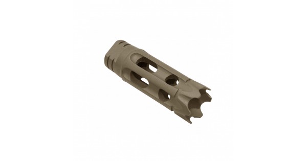 AR-15 Custom ported muzzle brake “The castle” for 1/2x28 pitch ...