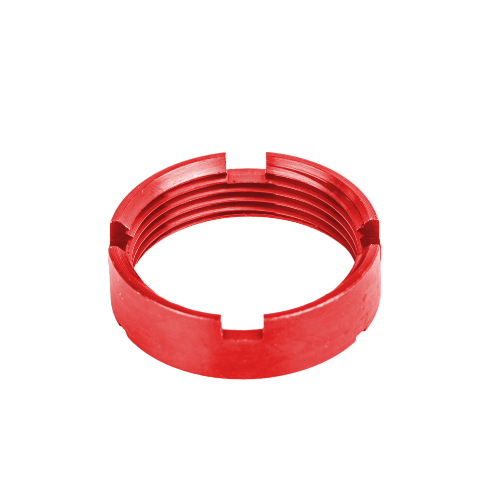 Steel Castle Nut - Cerakote Red