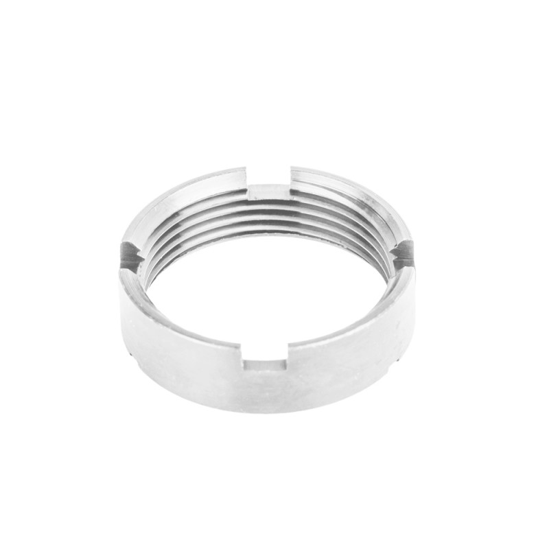 AR-15 Buffer Castle Nut Cerakote-Bright White