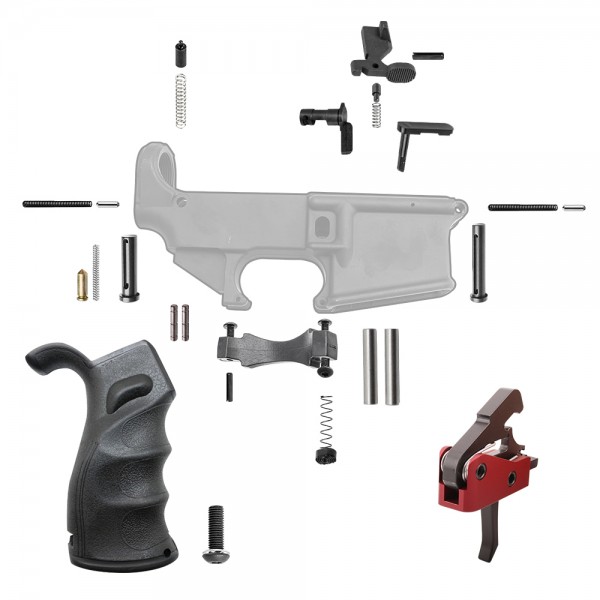 AR-10/LR-308 Lower Parts Kit w/Magpul Grip & Trigger Guard