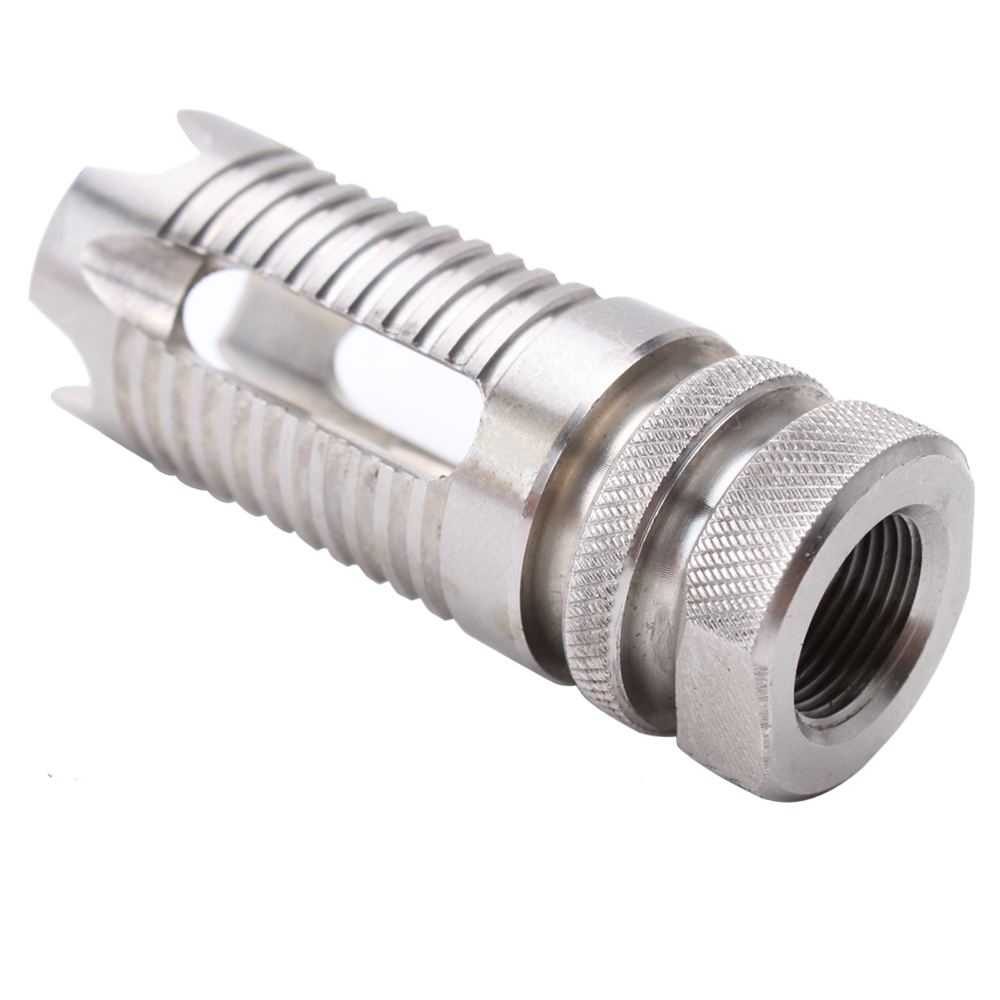 AR-15 Stainless Steel Muzzle Brake Compensator 1/2"x28 Pitch