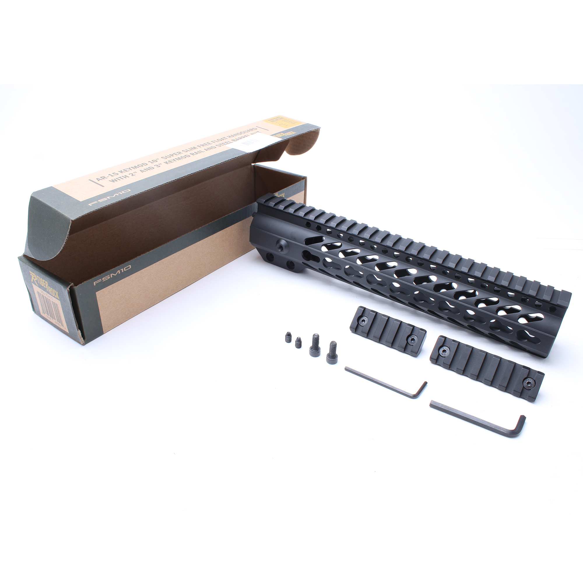 AR15-Keymod-10-in-Super-Slim-Light-Keymod-Free-Float-Handguard-w-2-n-3 ...