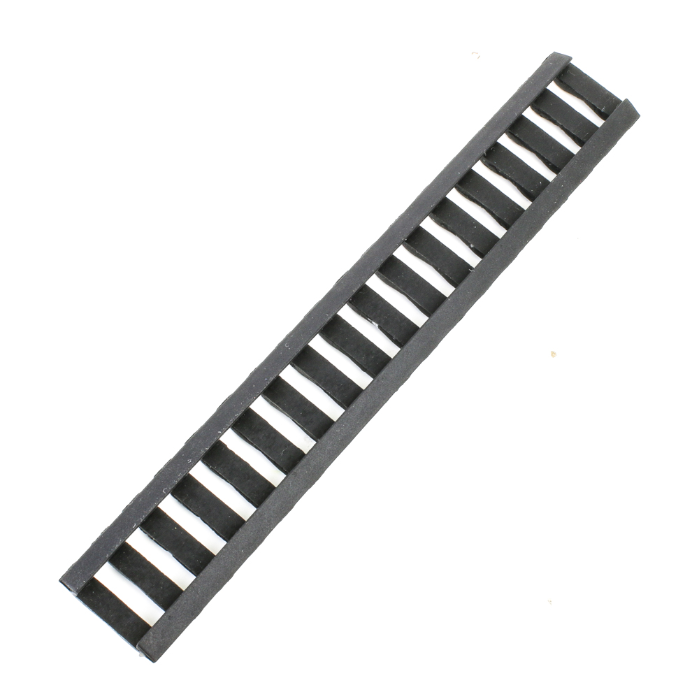 Quad Rail Ladder Covers - Black - 4 Pcs.
