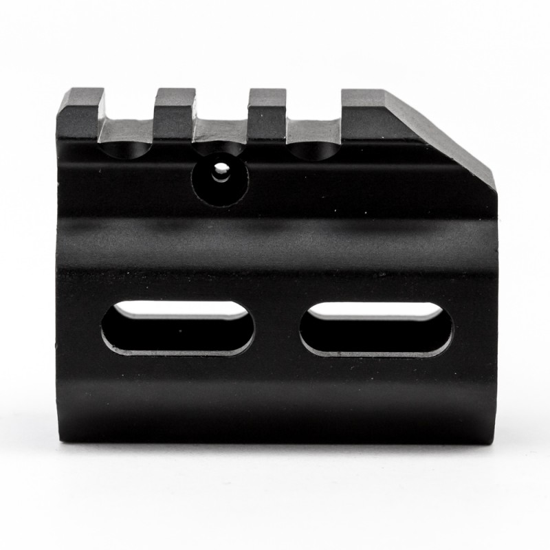 AR-15 Gas Block .750" with Top Picatinny Rail - Black