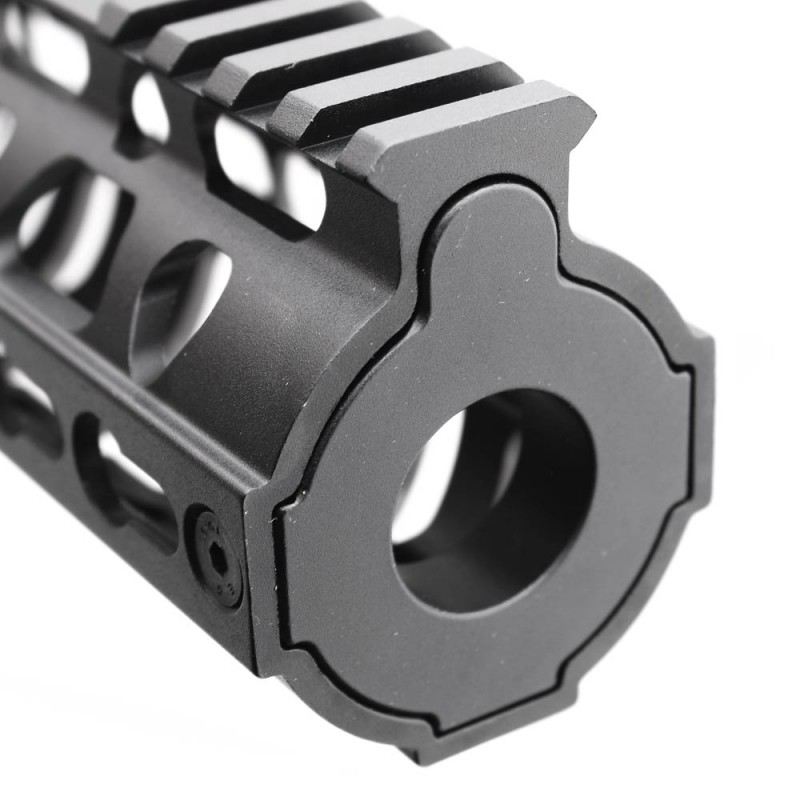 AR-10/LR-308 Mid Length 10" Free Float Super Slim Hybrid Picatinny ...