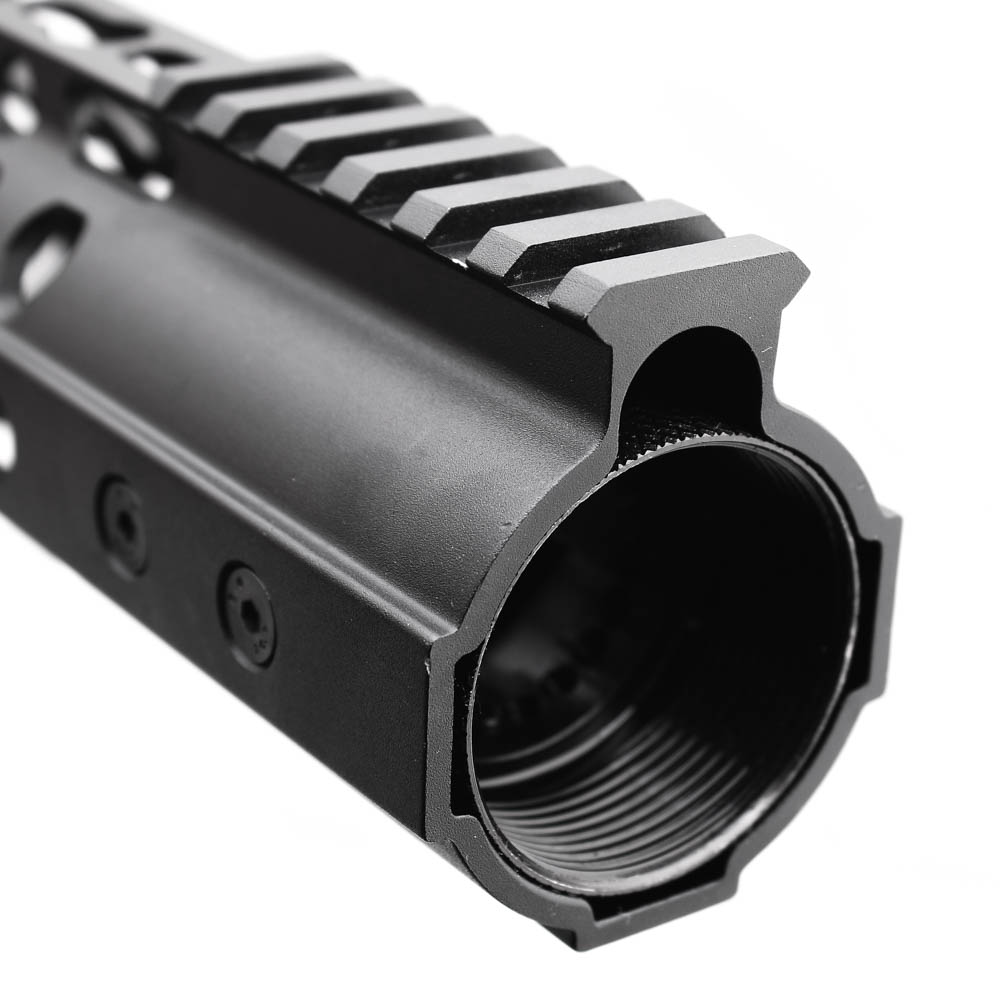 AR-10/LR-308 Mid Length 10" Free Float Super Slim Hybrid Picatinny ...