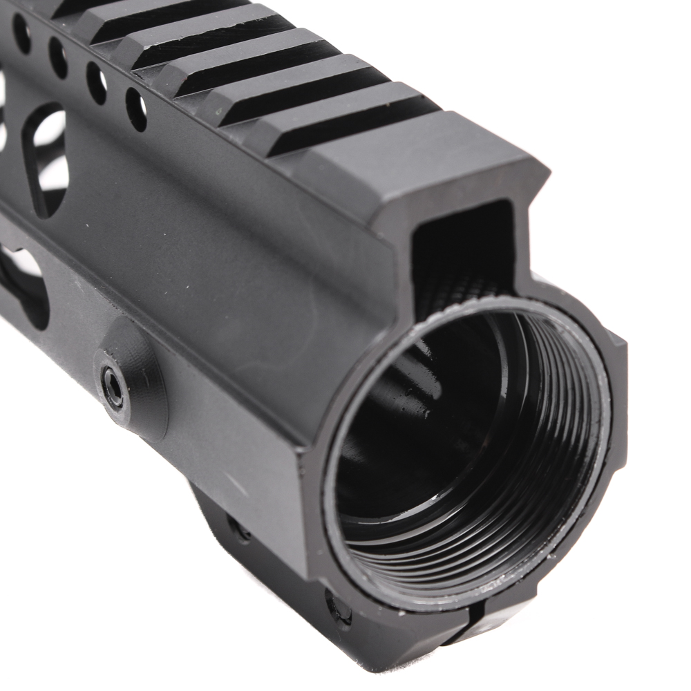 AR-15 15" Extended Rifle Length Free Float Super Slim Monolithic Keymod ...