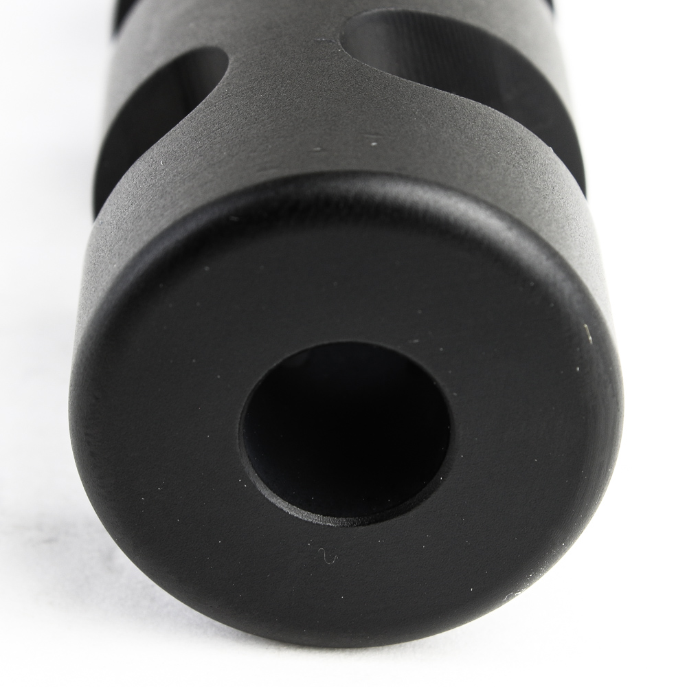 6" Gilled / Slotted Muzzle Brake for AK-47 - Black