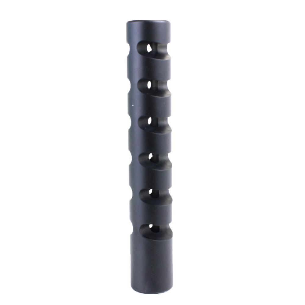 6" Gilled / Slotted Muzzle Brake for AK-47 - Black