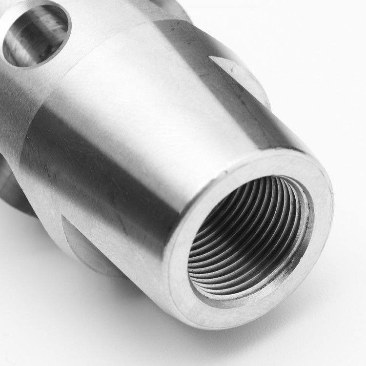 Custom TPI Competition Muzzle Brake for AR-10, .308 - Stainless Steel