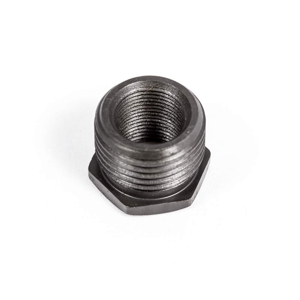 1-2x28-to-3-4x16-Oil-Filter-Threaded-Adapter-Steel-Black-Anodized